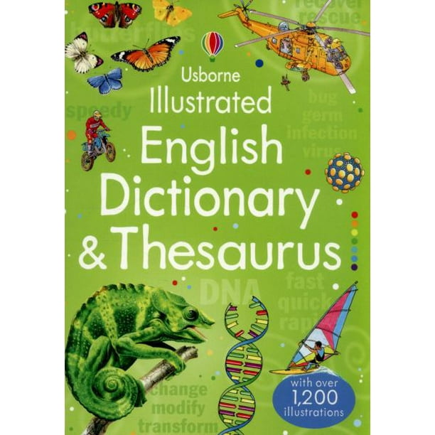 Usborne Illustrated English Dictionary & Thesaurus (Paperback ...