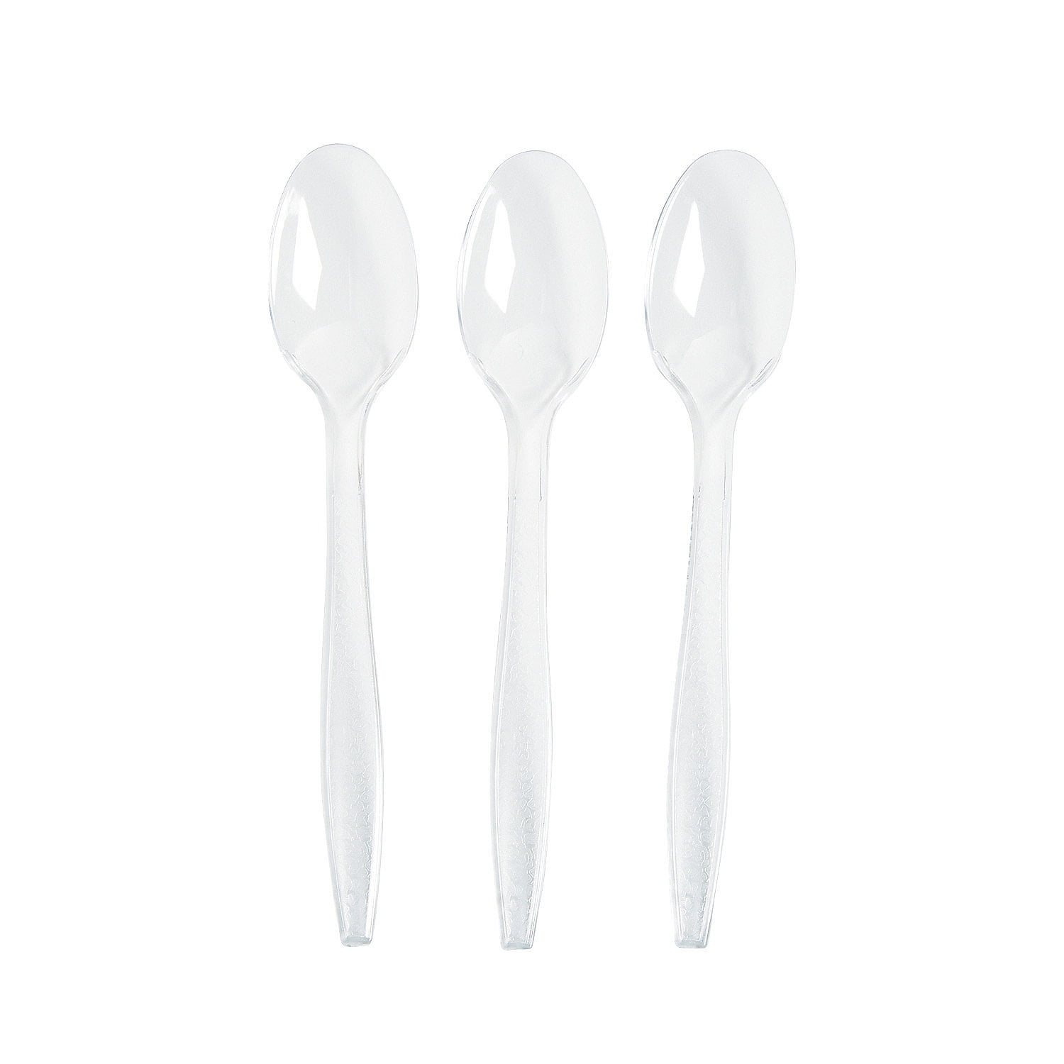 Value Clear Plastic Spoons (50Pc) - Party Supplies - 50 Pieces ...