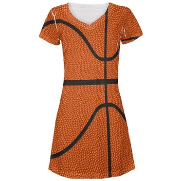 Cow Pattern Costume All Over Juniors V-Neck Dress - Walmart.com