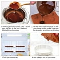 Springcorner 6 Pcs Non-Stick Silicone Candy Molds, Different Shapes ...