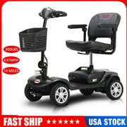 Wdidi 4 Wheels Outdoor Max Compact Mobility Electric Scooter Adults, Red - Walmart.com