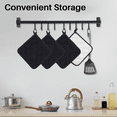 UUGEE 4PCS Square Cotton Heat Resistant Pot Holders for Cooking and ...