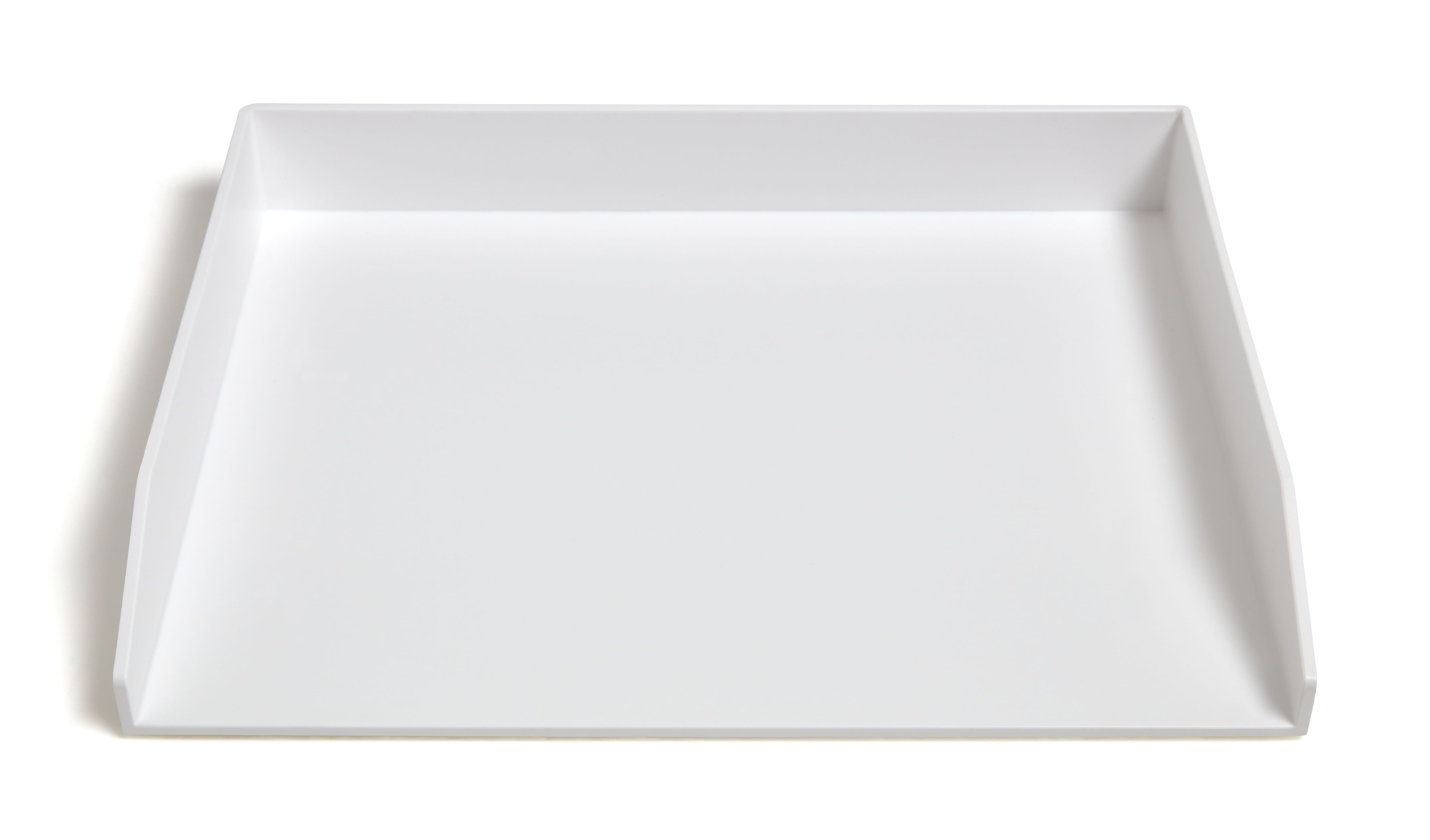 TRU RED Side Load Stackable Plastic Letter Tray, White TR55291 ...