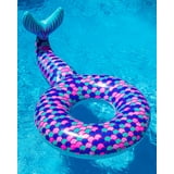 BigMouth Inc Giant Mermaid Tail Pool Float, Funny Inflatable Vinyl ...