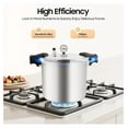 23Qt Aluminum Alloy Pressure Cooker 22L Pressure Canner Release ...