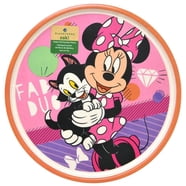 Disney Minnie Mouse 2-Sided Plate - Dishwasher Safe Toddler Plate ...