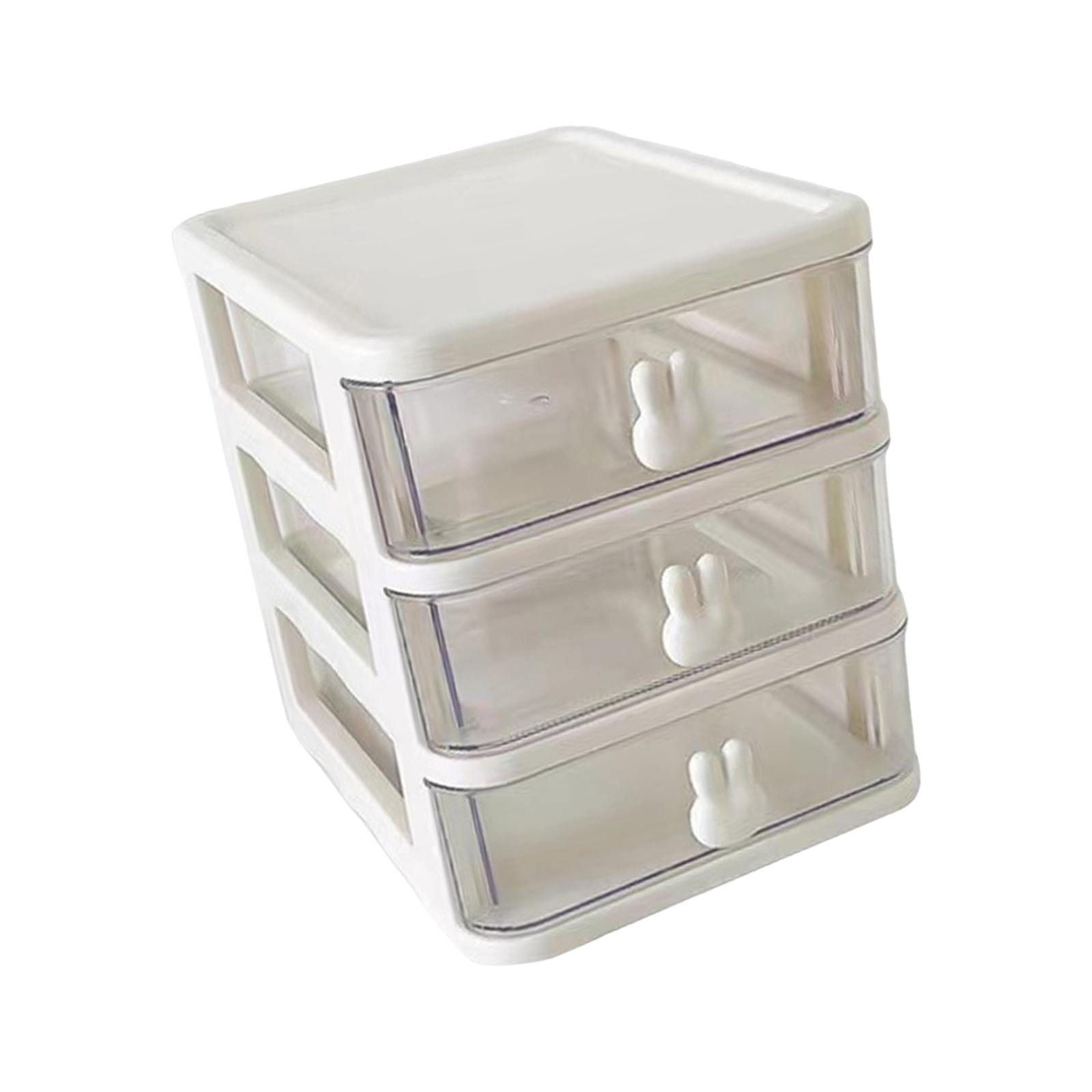 Countertop Organizer with Transparent Drawers Storage Box Large ...