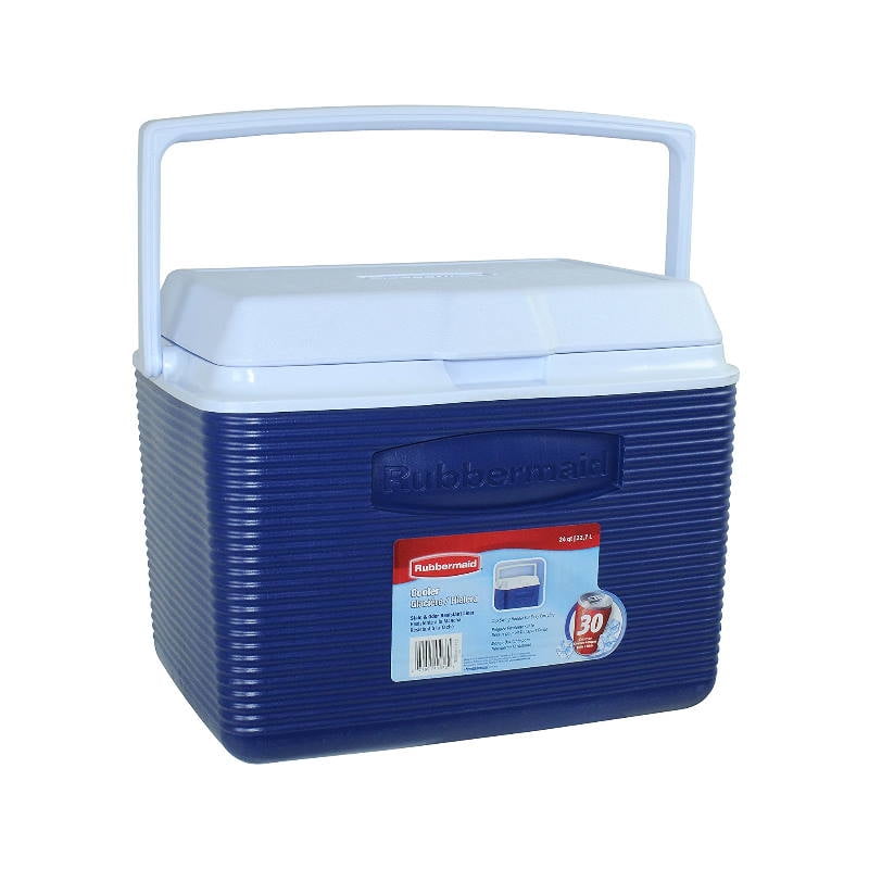 Hielera 24 Qt Azul Rubbermaid FG2A1304MODBL Rubbermaid FG2A1304MODBL ...
