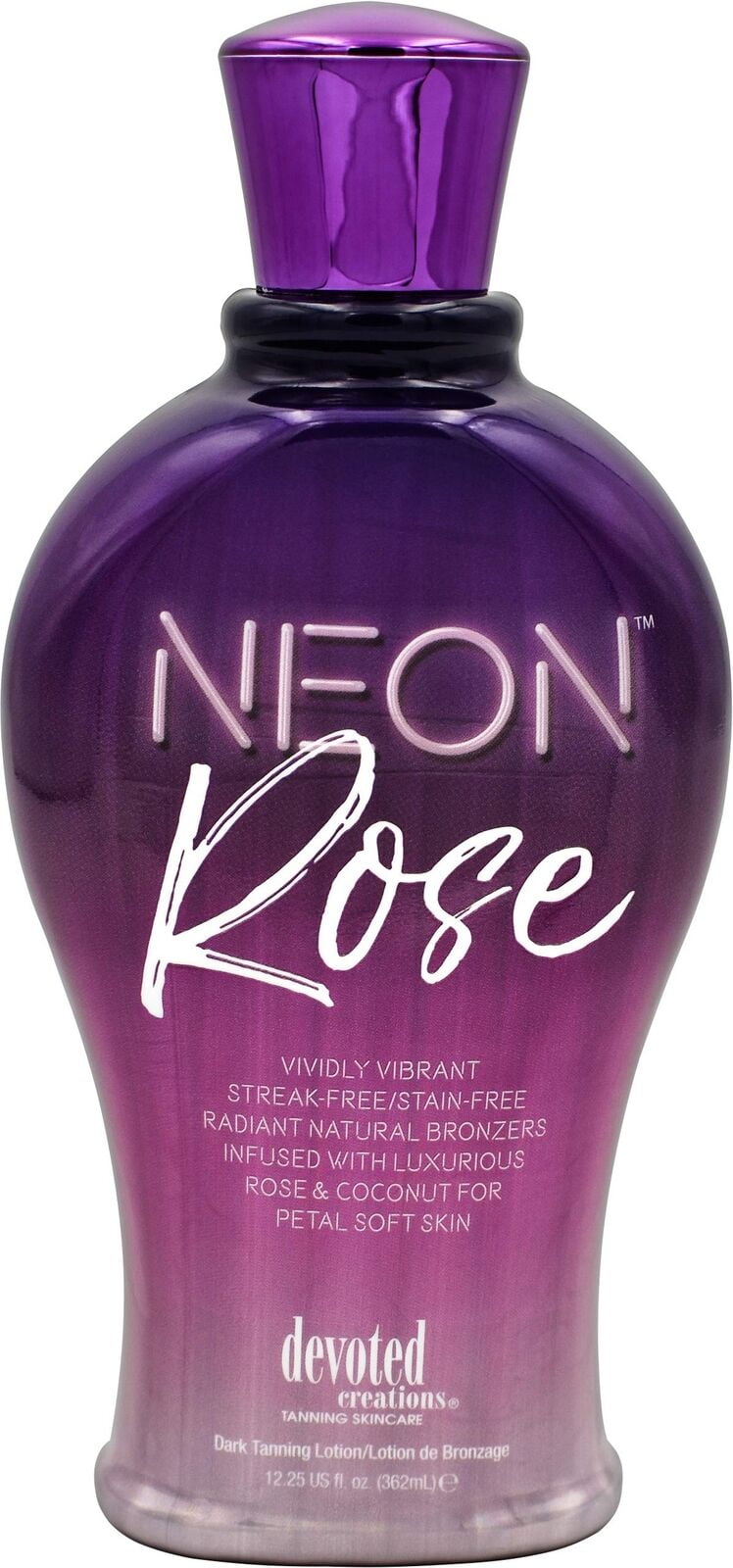 Devoted Creations Neon Rose Tanning Lotion with Natural Bronzers 12.25 ...