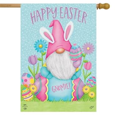 Briarwood Lane Bow Tie Easter Bunny House Flag - Walmart.com
