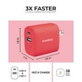 Powertek Liquipel USB A/ USB C Dual Port Charger - Walmart.com