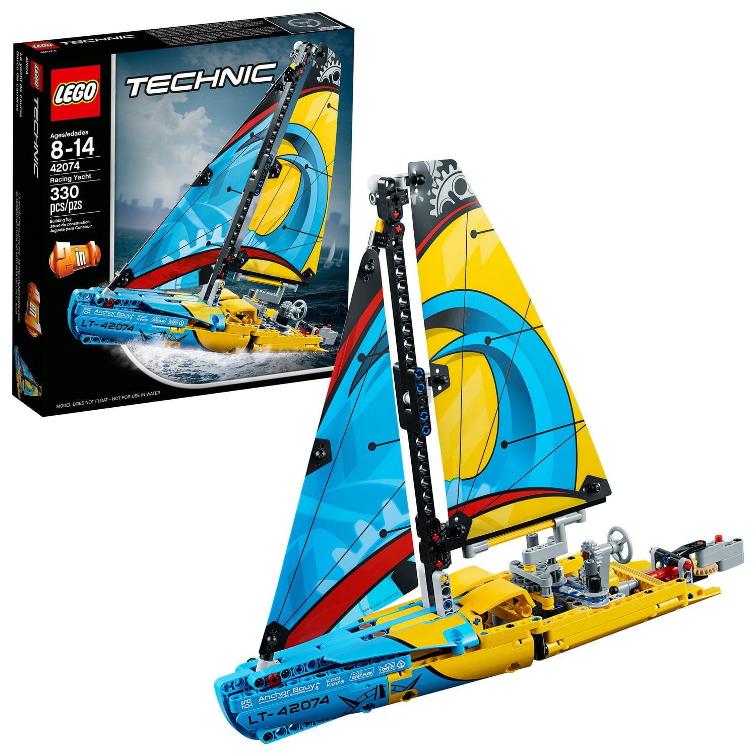 Click here for Lego Technic Racing Yacht 42074 Building Kit (330... prices