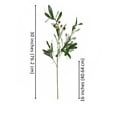 ShoppeWatch Artificial Olive Branches and Stems with Fruit 30 " for ...