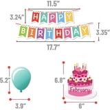 Mr. Pen Happy Birthday Bulletin Board Set, 20 Pcs Classroom Decorations ...