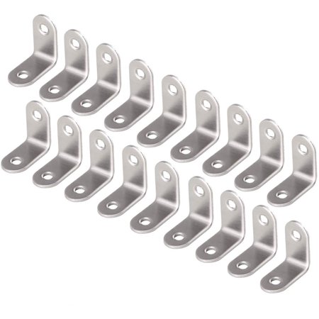 20 Pcs 90 Degree Right Angle Stainless Steel Corner Brace,1.18 Inchx1 ...