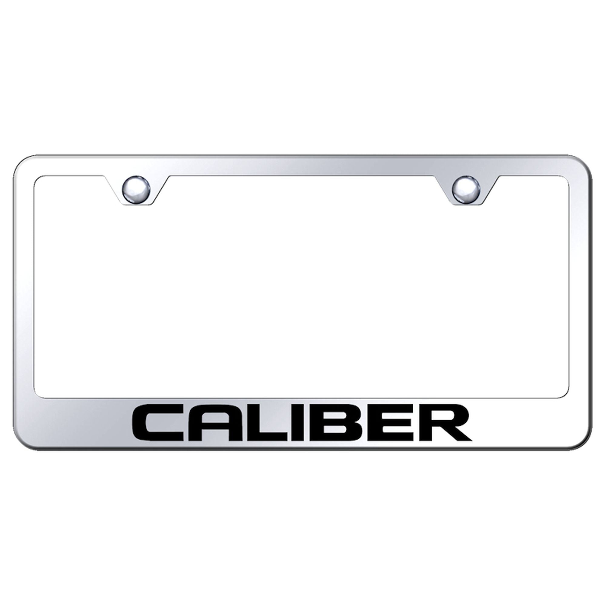 Dodge Caliber Laser Etched Logo Stainless Steel License Plate Frame ...