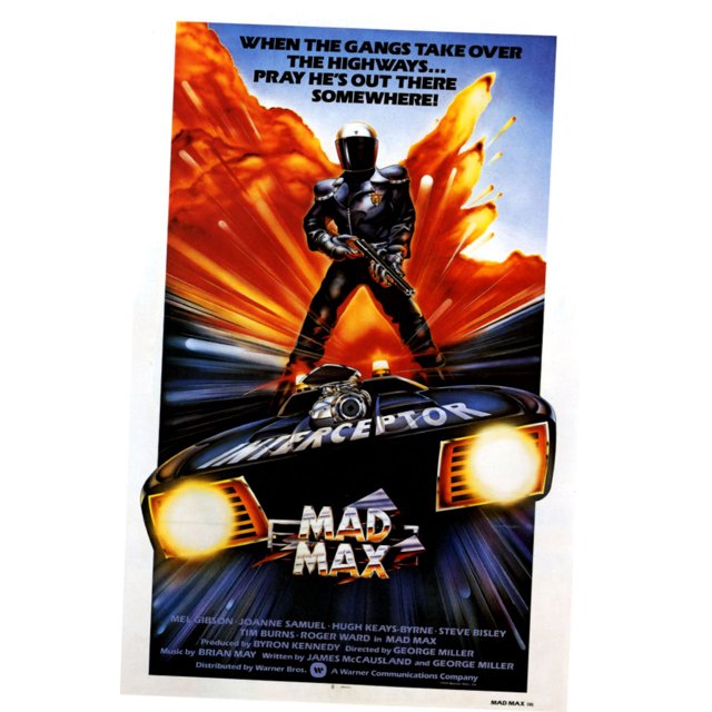 Mad Max Movie Poster 16in x 24in 16x24 #415297 Multi-Color Square ...