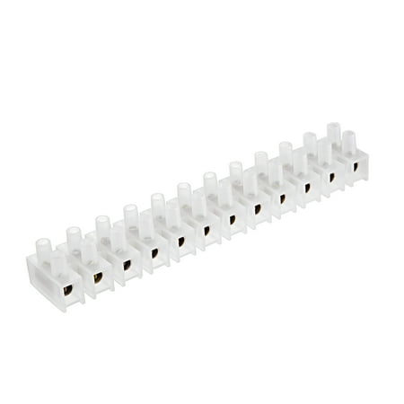 Terminal Block , 100A 12 Position Dual Row Type H Wire Connector Screw ...