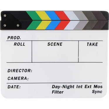 Film Clapboard Clapper Movie Board Slate Action Scene Clapperboard ...