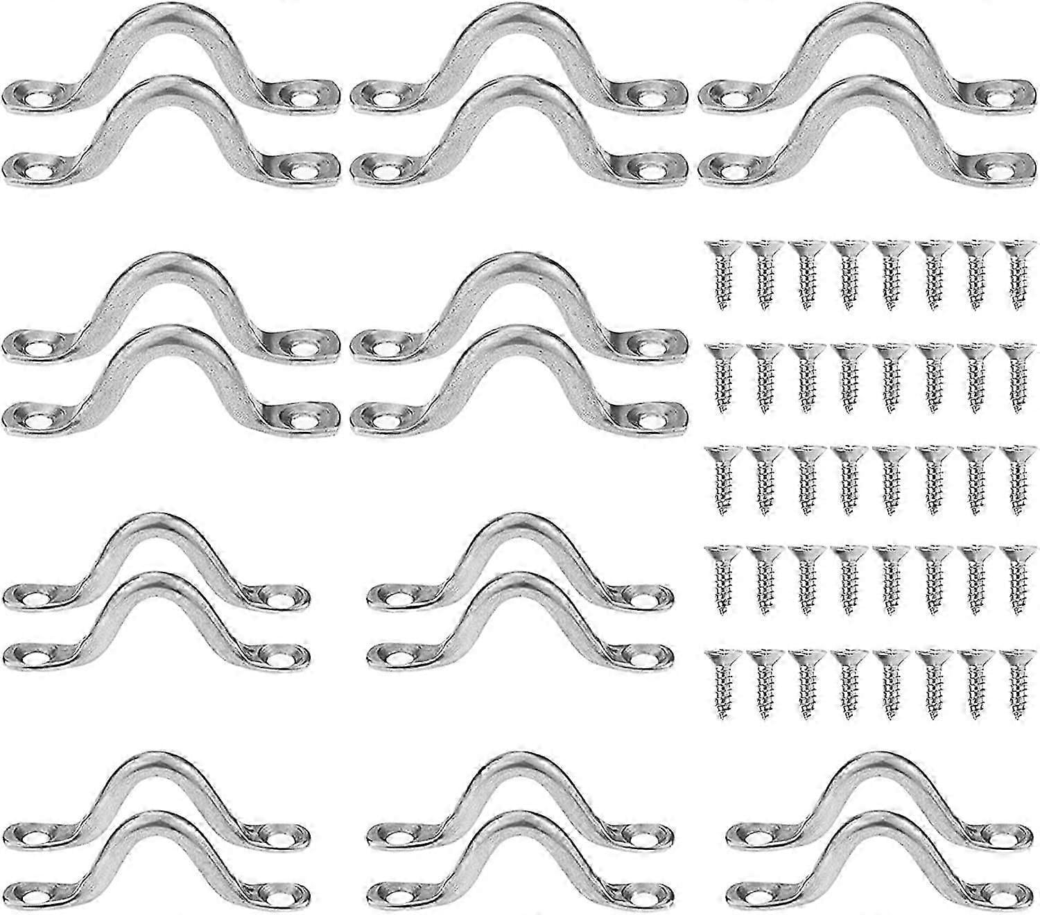 Kayak Deck Buckles 20 Pieces Kayak Deck Buckles Stainless Steel Deck ...