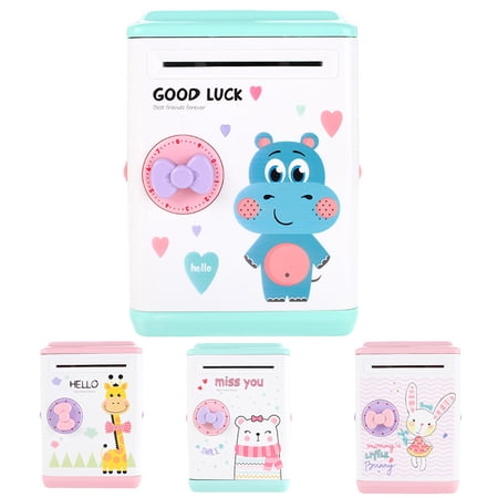 Onever Smart Portable Money Box Electronic Piggy Bank Fingerprint ATM ...