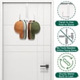 Over The Door Hat Organizer - Premium 2-in-1 Expandable Hat Hanger with ...