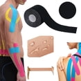 Athletic Sports Tape With Easy Tear, No Sticky Residue Elastic Bandage ...