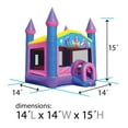 TentandTable Commercial Inflatable Bounce House - Princess Kids Jumper ...