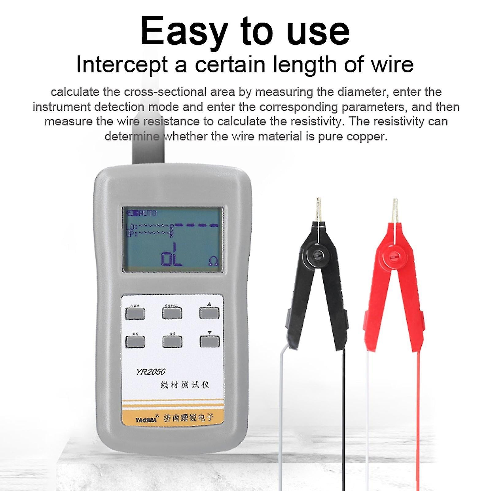 Yaorea Yr2050 Mini High 4-wires Milliohm Meter Wireline Detección de ...