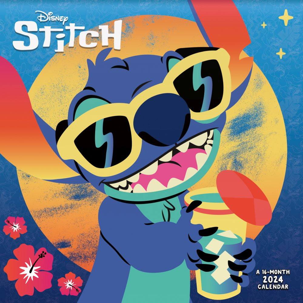 Trends International, Stitch Exclusive with Print 2024 Wall Calendar ...