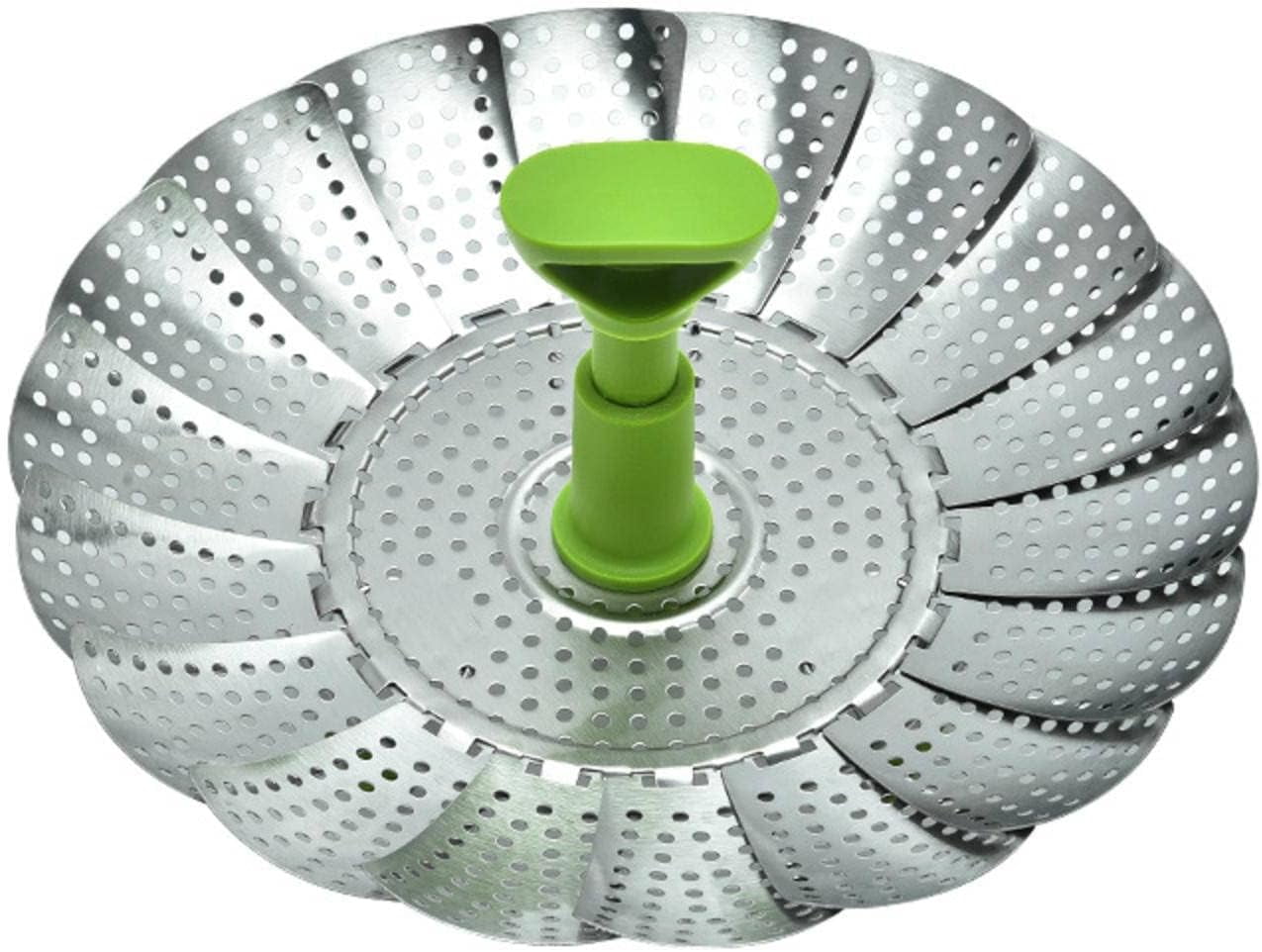 Steam Rack Kitchen Supply Stainless Steel Collapsible Vegetable Steamer ...