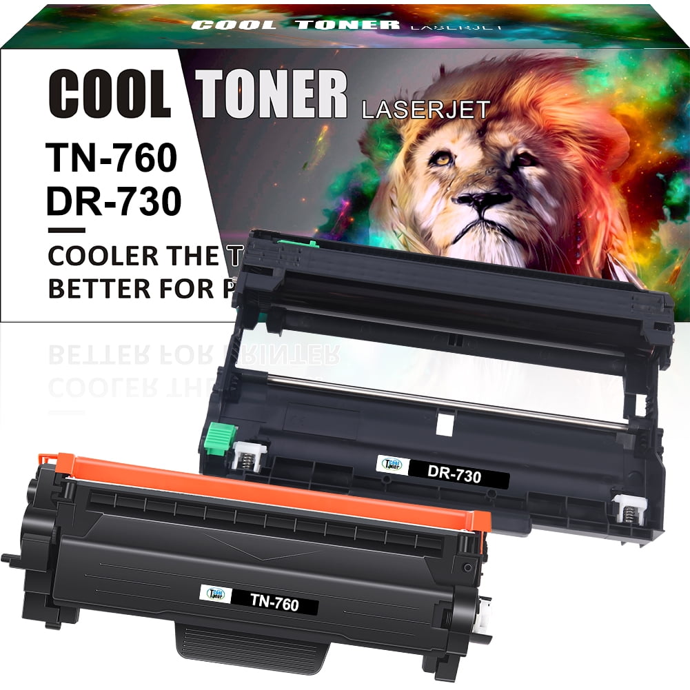 Cool Toner Compatible Toner Cartridge Replacement for Brother TN-760 DR ...