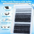 Wispy Lash Clusters with Bottom Lashes Fairy Eyelash Clusters 300Pcs ...