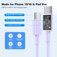 RYJUYJ-Compatible with iPhone 17 16 15 USB C Charger,Type C Fast ...