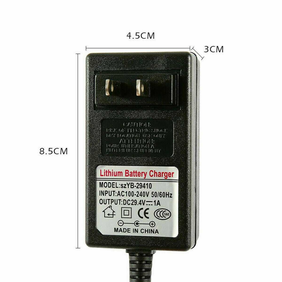 Buy BBIER 24V 1A Electric Scooter Battery Charger for Razor E100 E125 ...