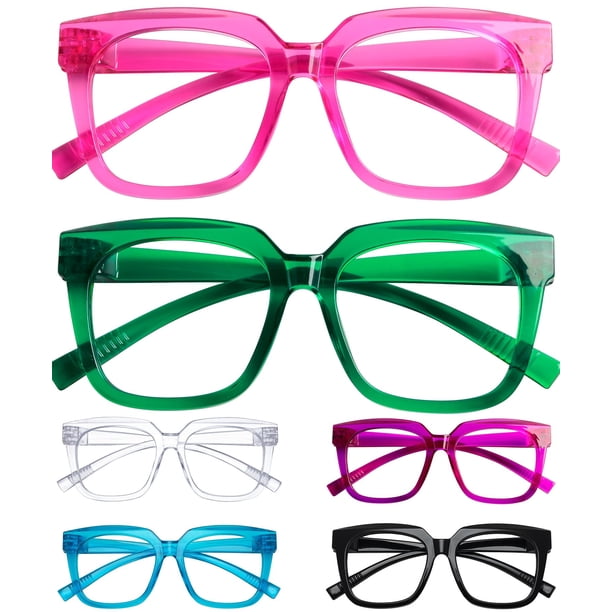 Gafas de lectura GTSY, sin metal, con bisagras de resorte sin tornillos ...