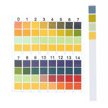 100 Strips/box 0-14 pH Test Strips 0-14 Scale Premium Litmus Tester ...