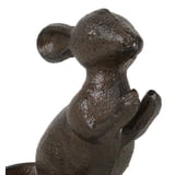 Pack Of 2 Cast Iron Whimsical Standing Mouse Decorative Pen Holder ...