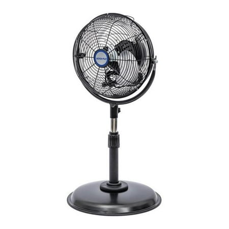 Kool-Flo 6525141 12 in. 3 Speed Electric Oscillating Pedestal Fan ...