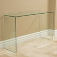 Noble House Cadence 12mm Tempered Glass Console Table - Walmart.com