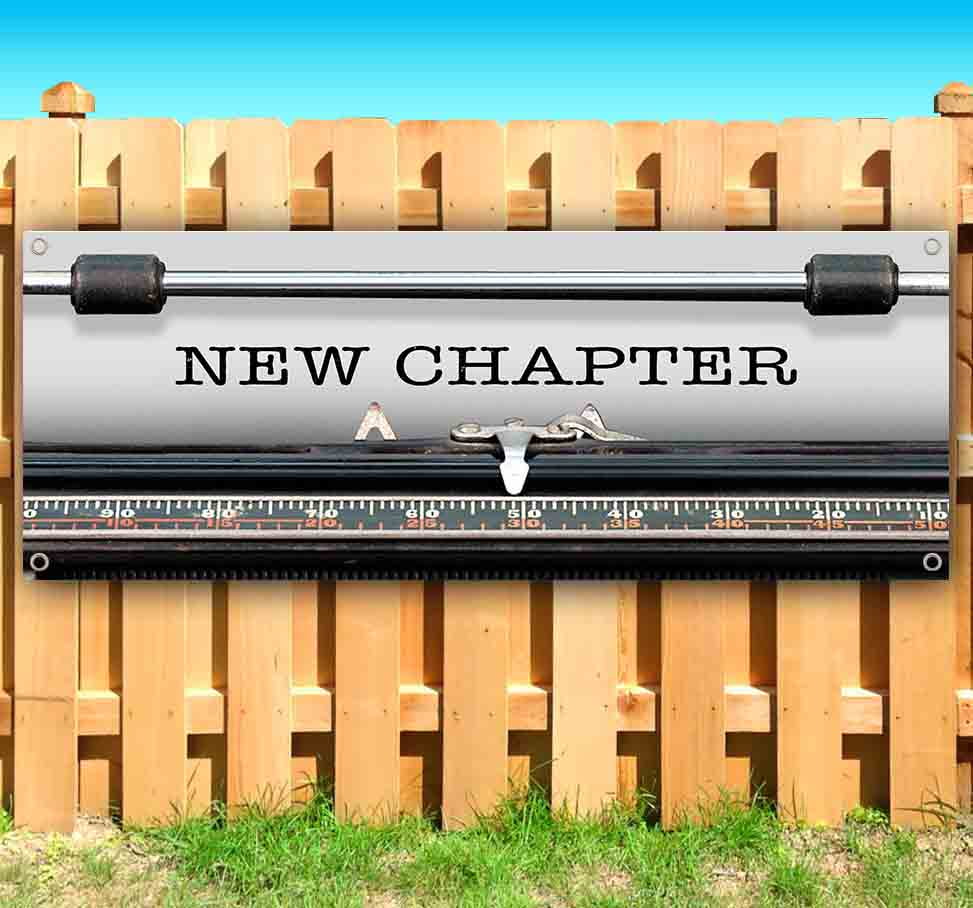 New Chapter 13 oz Vinyl Banner With Metal Grommets - Walmart.com
