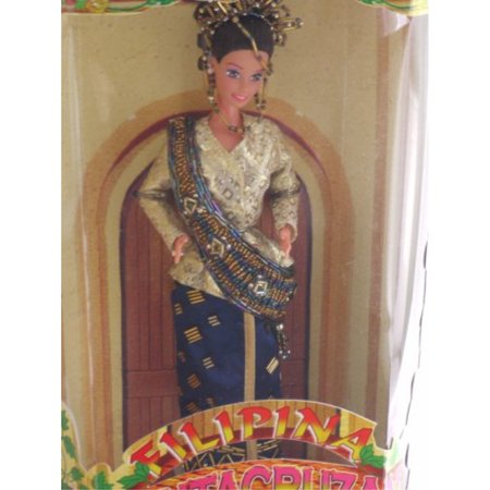 Philippine Barbie Santacruzan Reyna Mora In Gold And Deep Blue Suit ...