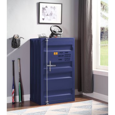 Acme Cargo Container Style Metal Frame Nightstand, Multiple Colors ...