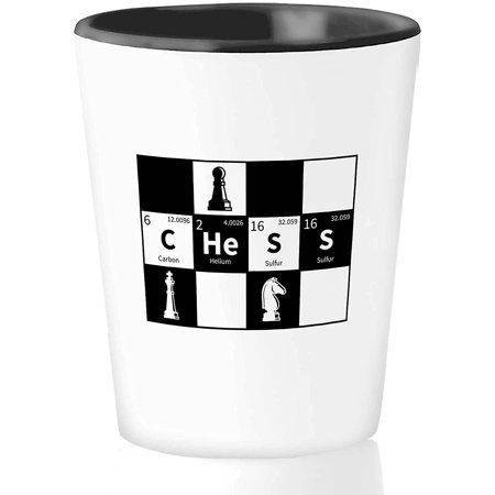 Chess Shot Glass 1.5oz - Chess Is Everything: Art, Science, And Sport ...