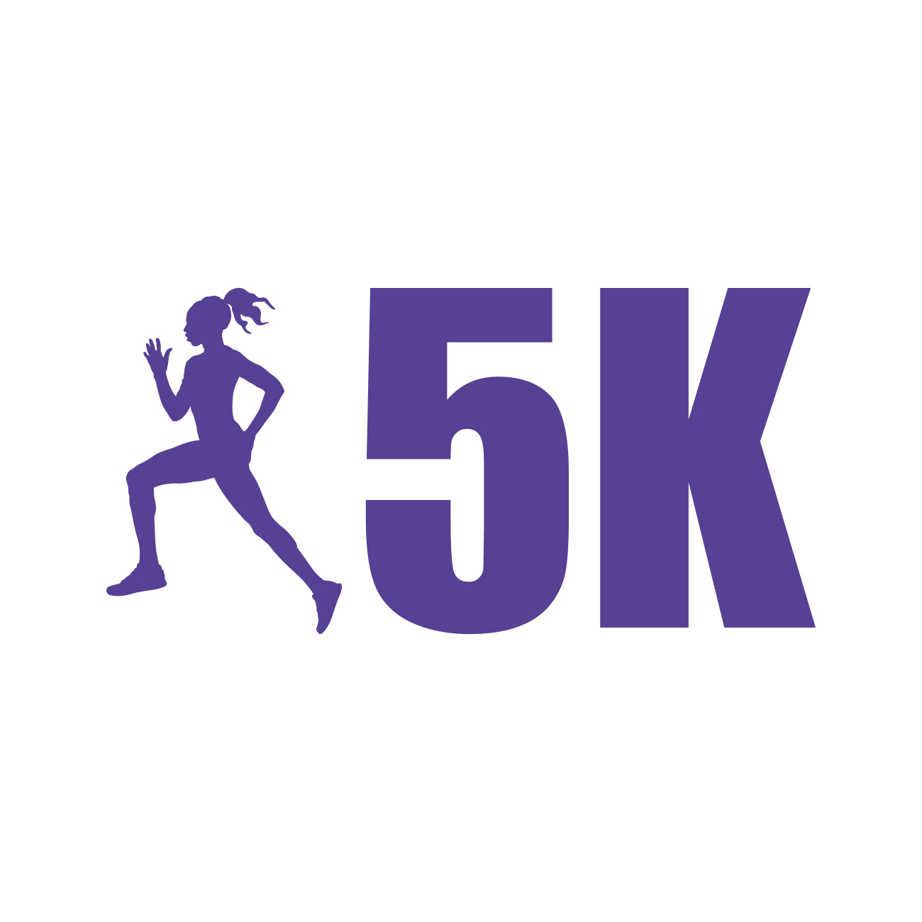 Womens 5K Sticker Decal Die Cut - Self Adhesive Vinyl - Weatherproof ...