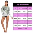 Monstera Leaves Hand Painted Women's Rash Guard Shirts UPF 50+ Sun ...