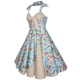 IBTOM CASTLE Womens 1950s Vintage Rockabilly Princess Pageant Prom ...
