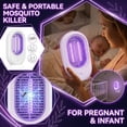 Mosquito Zapper, Rechargeable Bug Zapper with Built-in Battery for Home ...