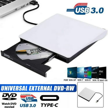 JGOO USB 2.0 External CD-RW Optical Drive with Accessories Included ...