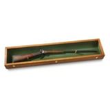 CASTLECREEK Wooden Gun Display Case with Lock, Long Wall Rifle Sword ...
